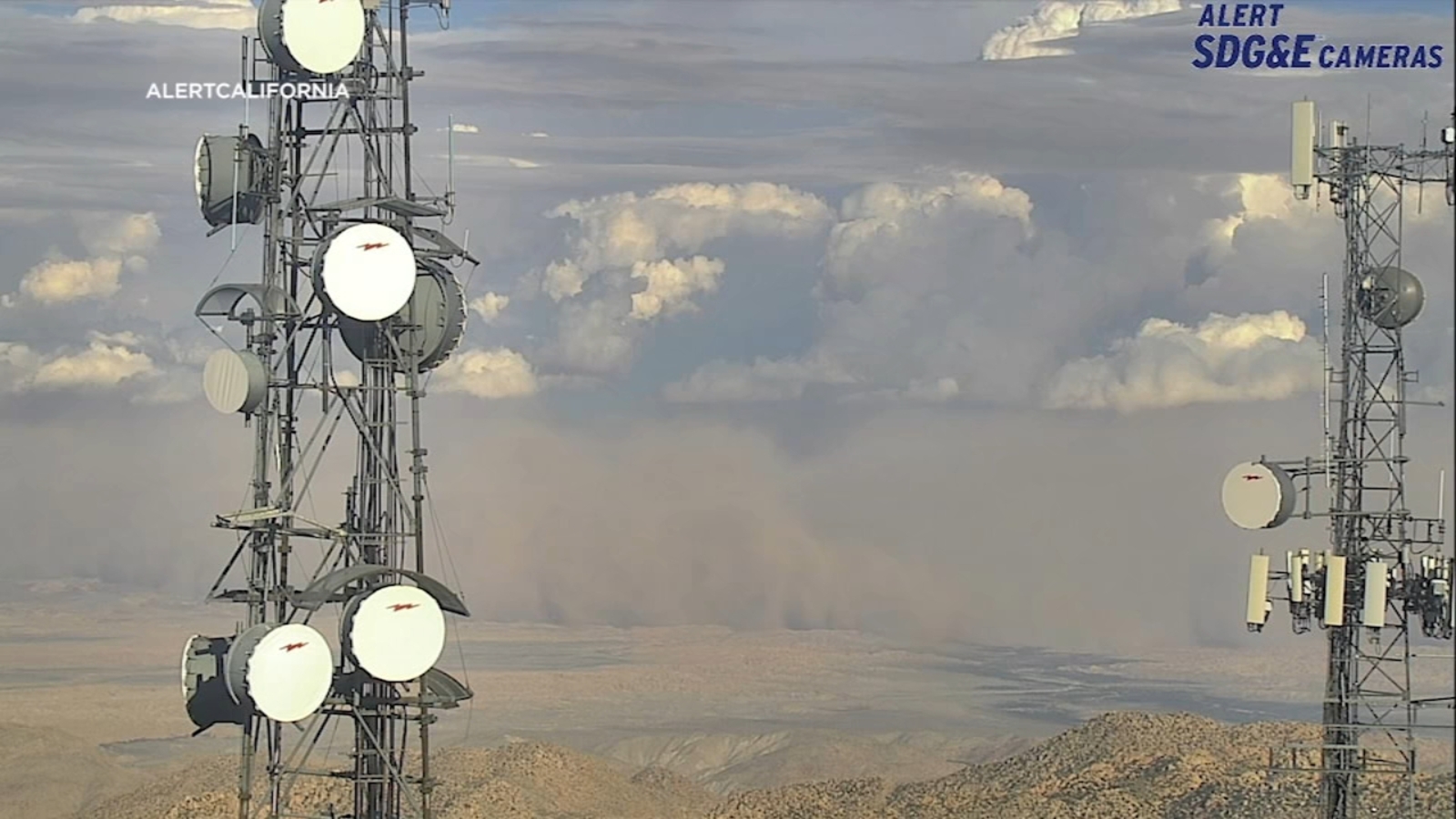 Dust storm brings low visibility to California's Imperial Valley ...