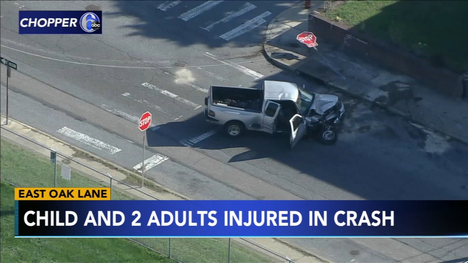Philadelphia Crash: 2 adults, child taken to hospital after being ...