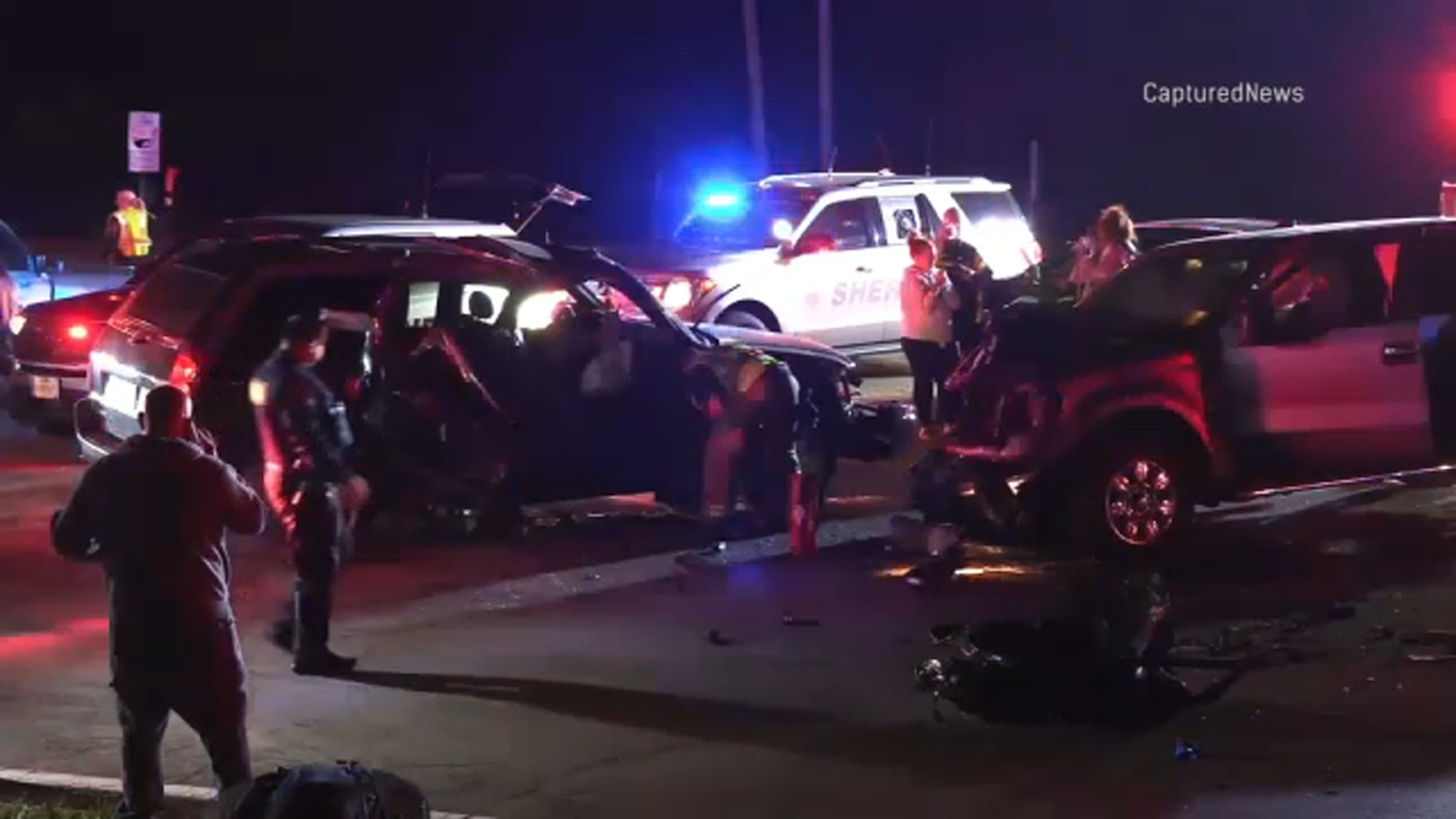 Multi-vehicle crash on US-45 and Rollins Road in Gurnee, Illinois ...