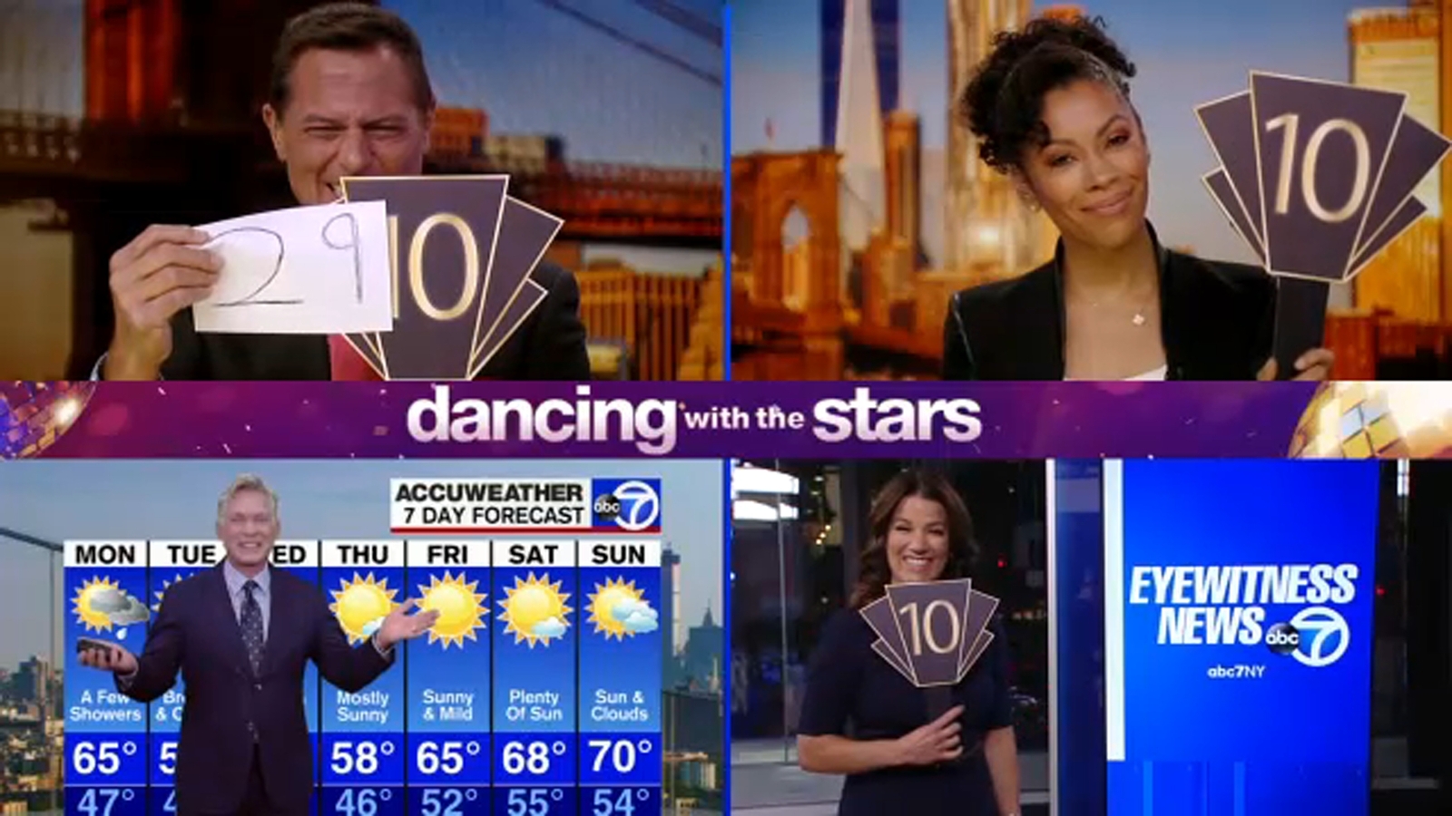 'Dancing with the Stars': 10s across the board for Sam Champion's ...