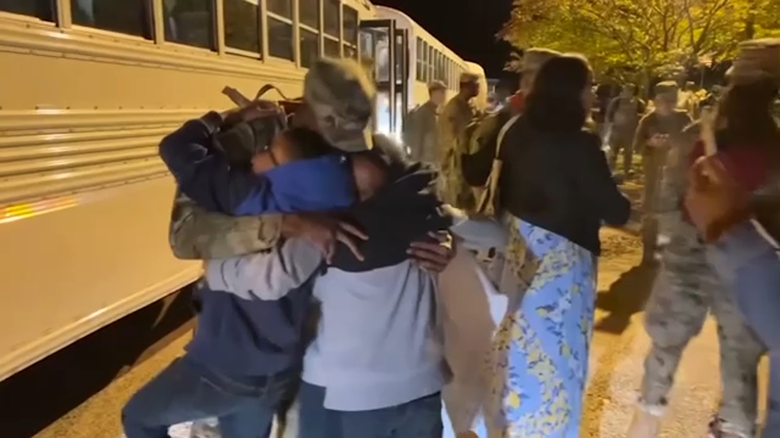 Emotional reunions as Fort Bragg troops return from Europe - ABC11 ...