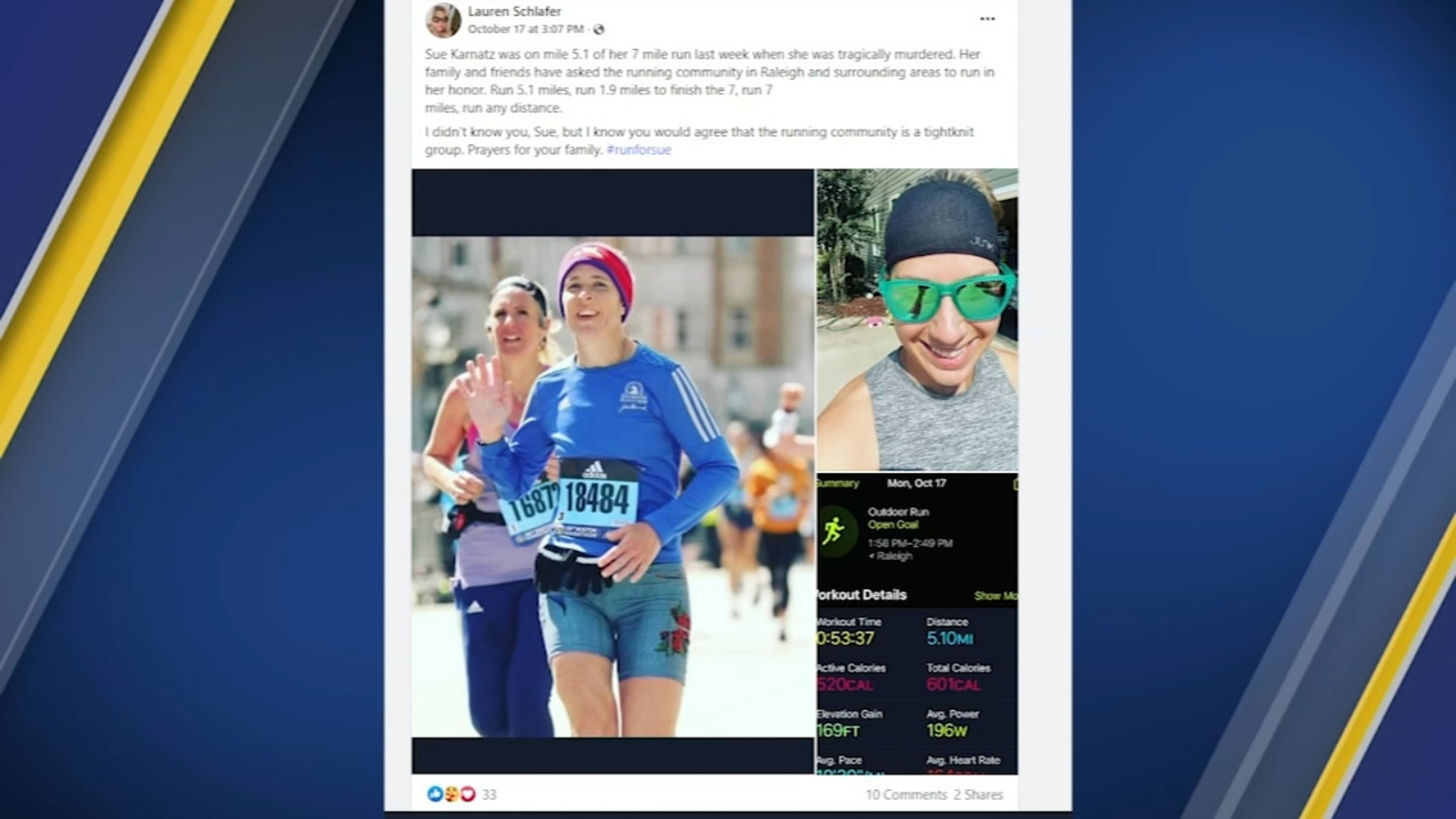 Runners to remember Sue Karnatz Raleigh mass shooting Hedingham victim ...