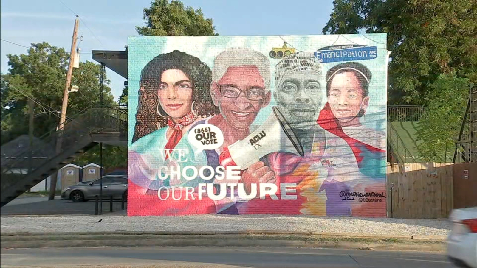 Early voting in Texas 2022: Rally held at Emancipation Park by the ...
