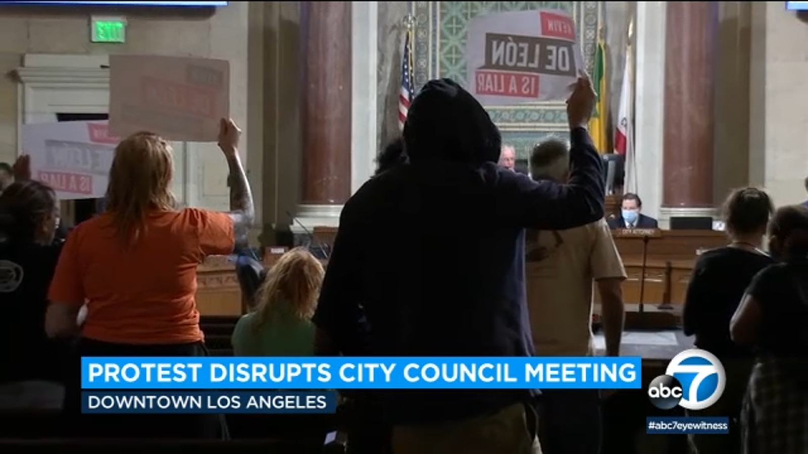 Los Angeles City Council Meeting Returns In Person Amid Continued