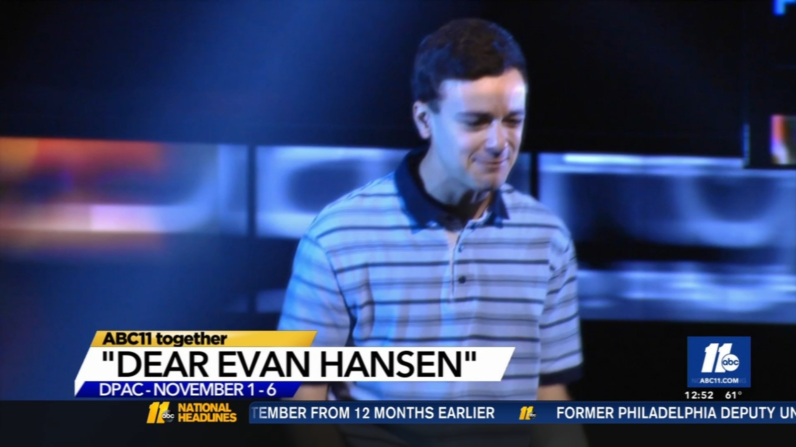 Dear Evan Hansen Musical at DPAC - ABC11 Raleigh-Durham