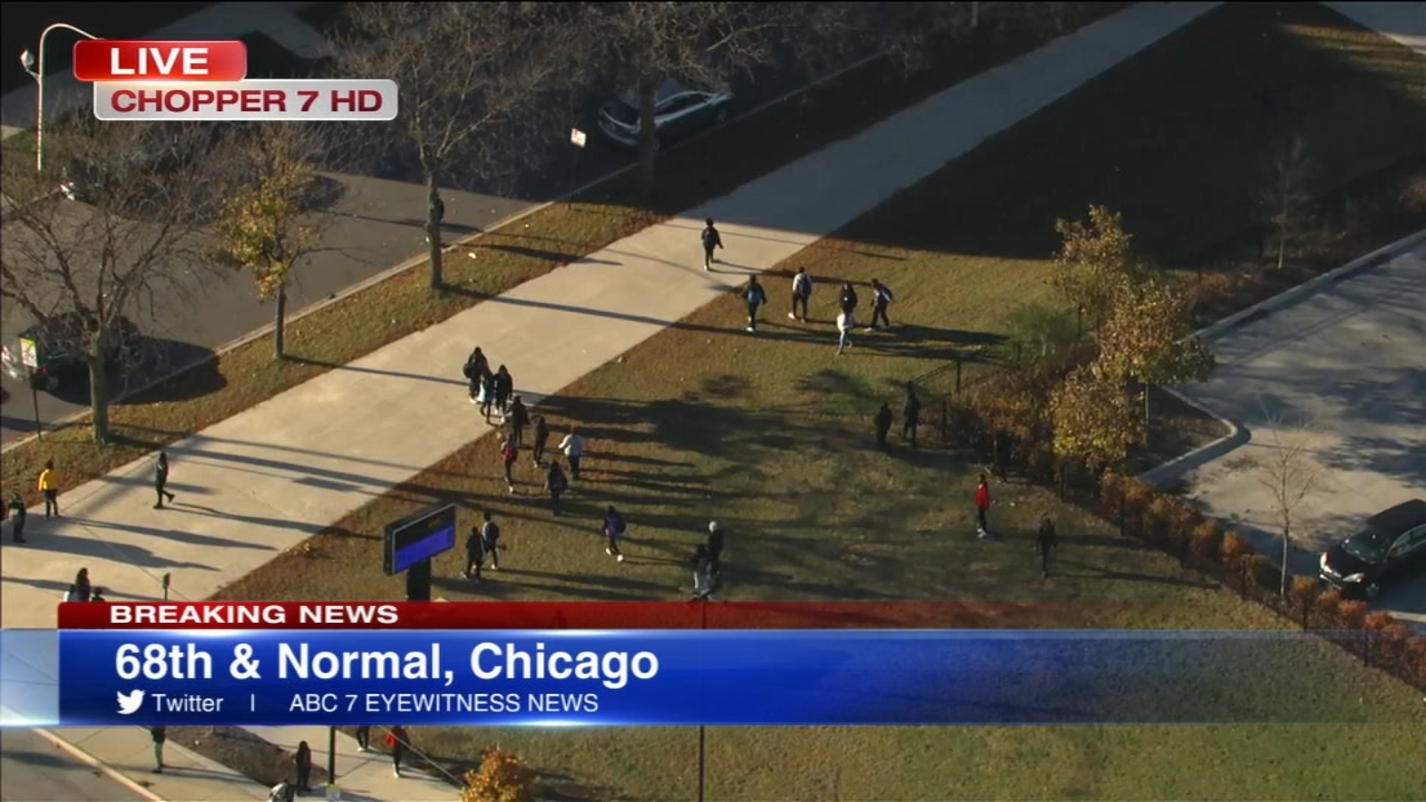 At least 12 Chicago Police Department vehicles respond to reports of ...