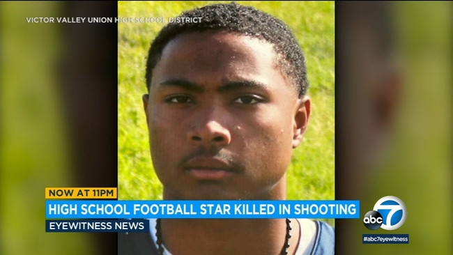 Richard Reed: Silverado High School football team honors teammate shot ...