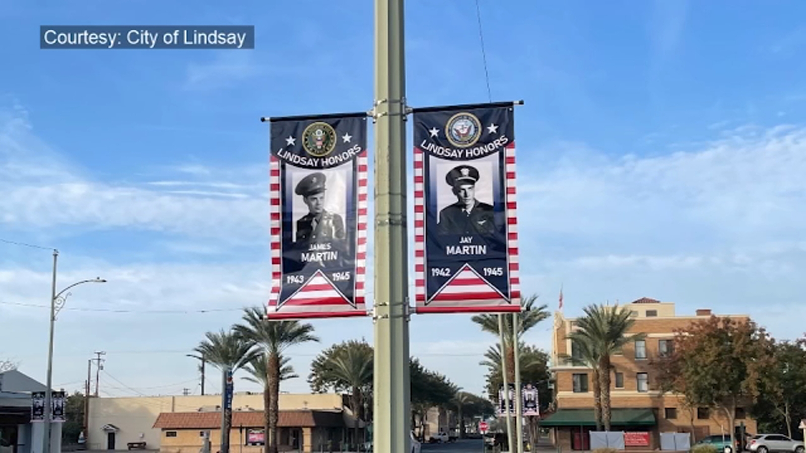 New banners honor service members in Lindsay - ABC30 Fresno