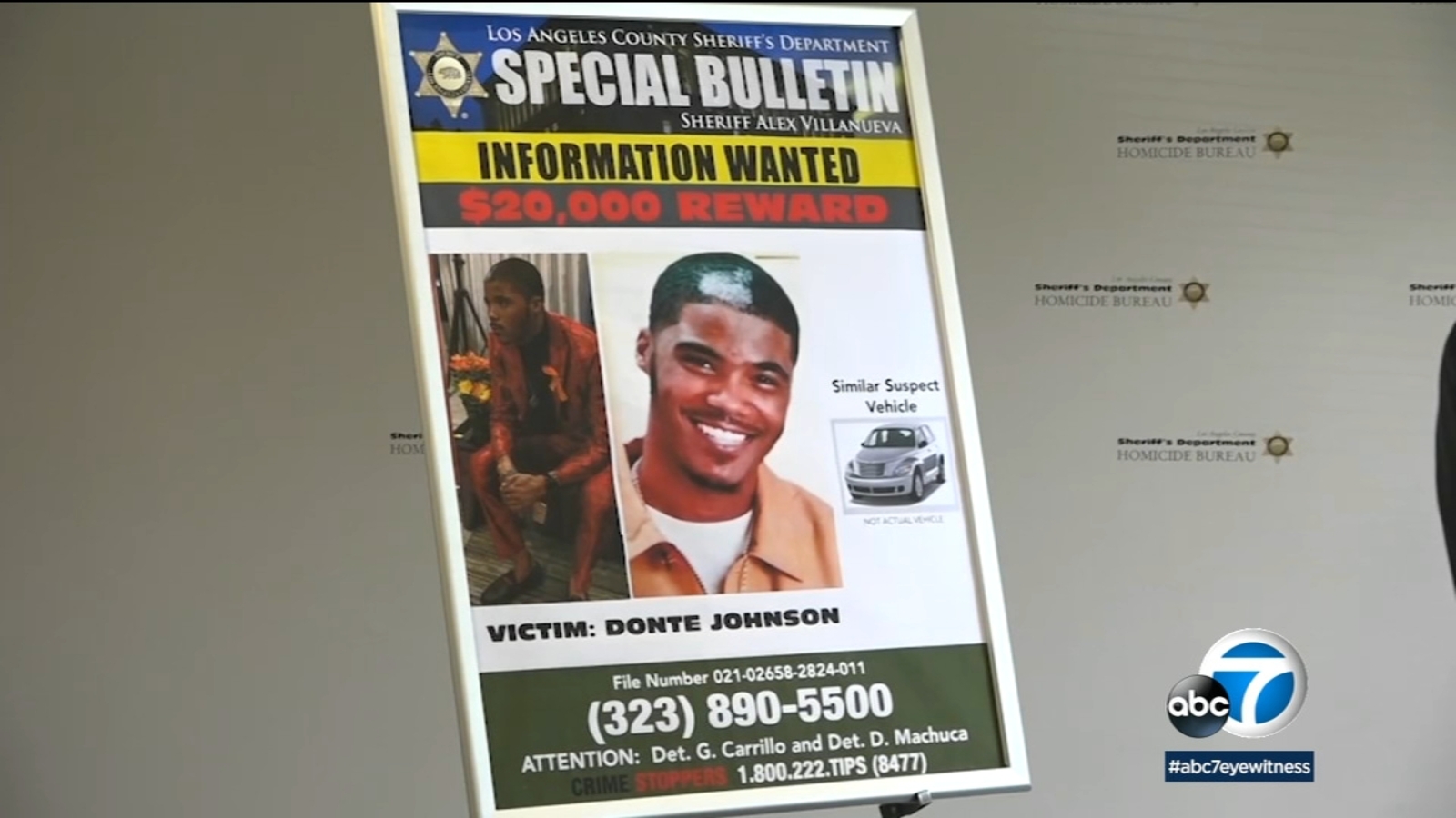 Homicide detectives announce reward in unsolved Compton fatal shooting death of Philadelphia man ...