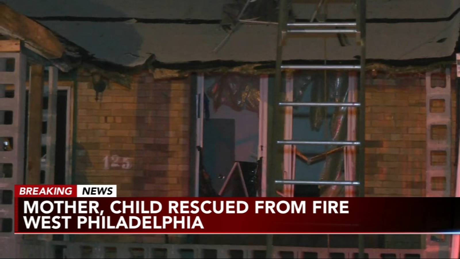 Mother and child rescued from house fire in West Philadelphia - 6abc ...
