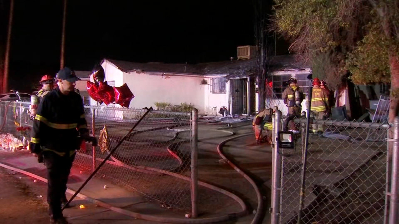 Fire at northeast Fresno house that was the location of a murder last week - ABC30 Fresno