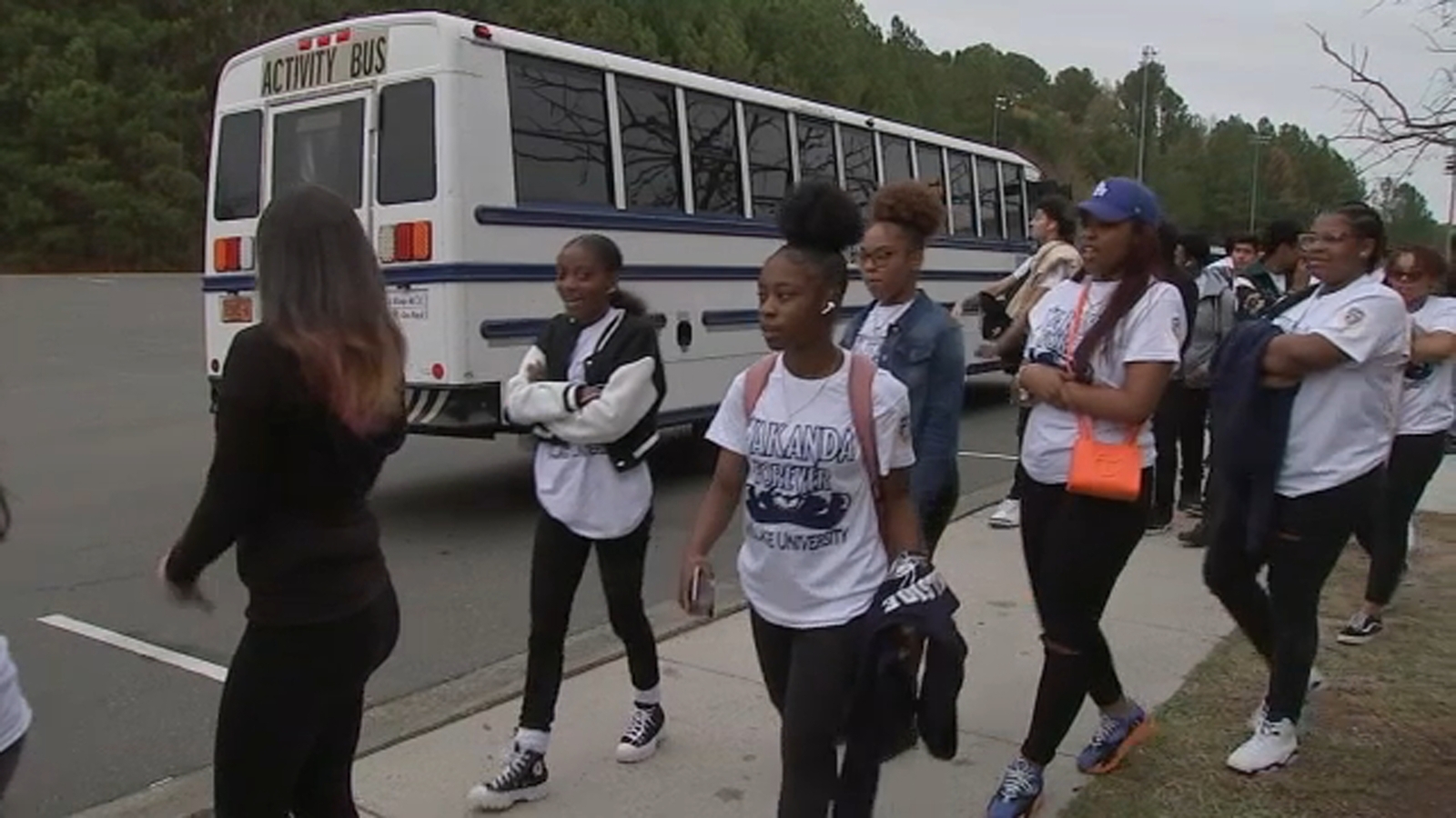 'Wakanda Forever' | Durham's Hillside High students watch 'Black ...