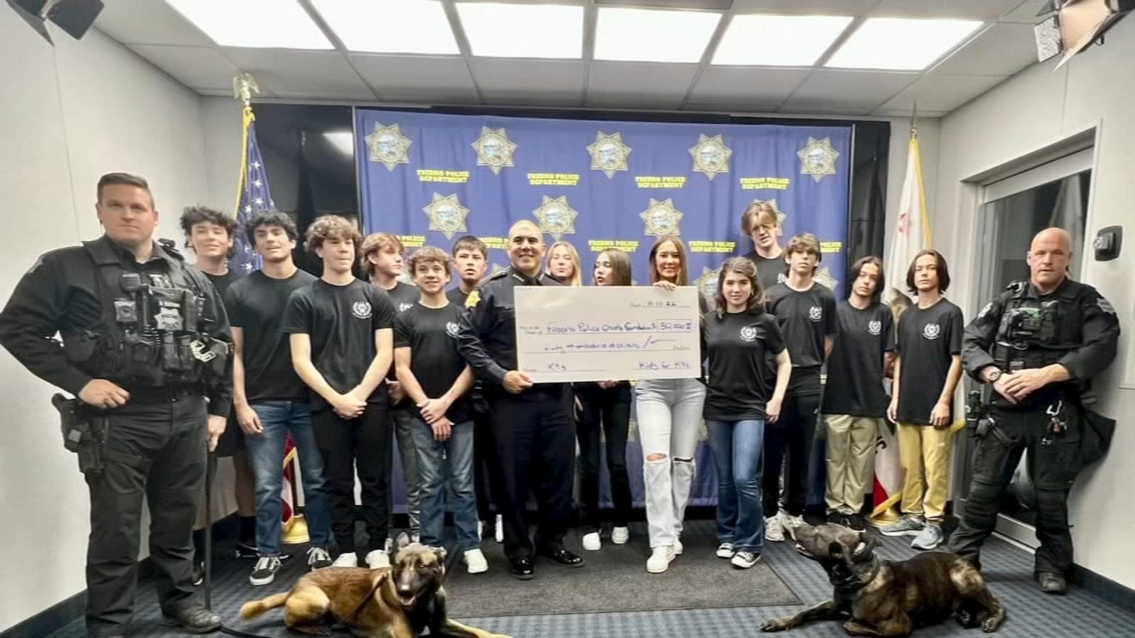 New drug dogs to join Fresno PD thanks to high school students - ABC30 ...