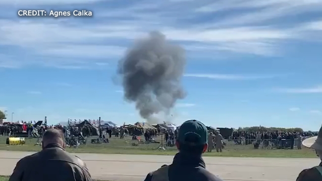 Wings Over Dallas: 2 aircraft collide in mid-air crash during WWII ...