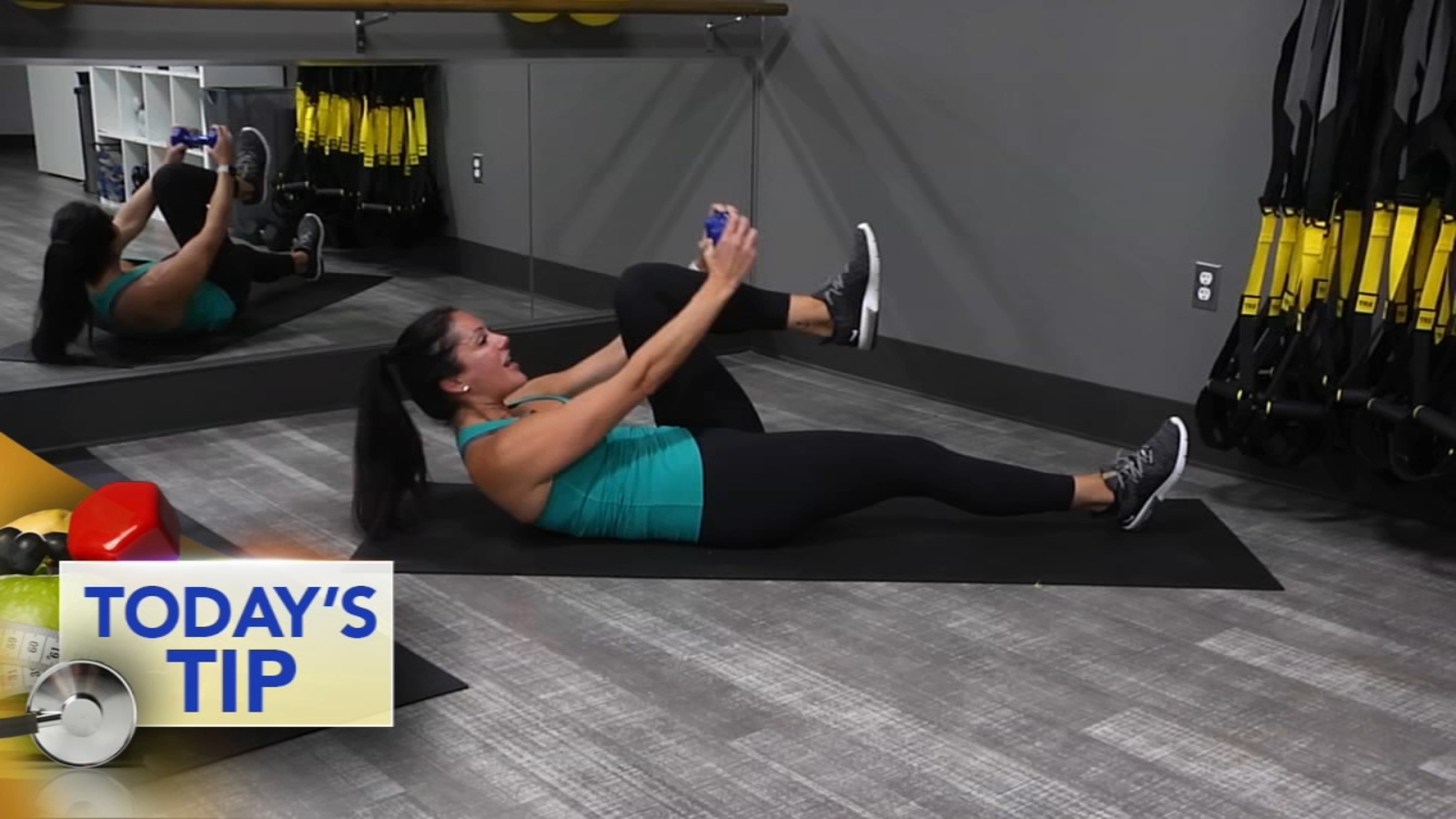 Weighted ab exercise - Today's Tip - 6abc Philadelphia