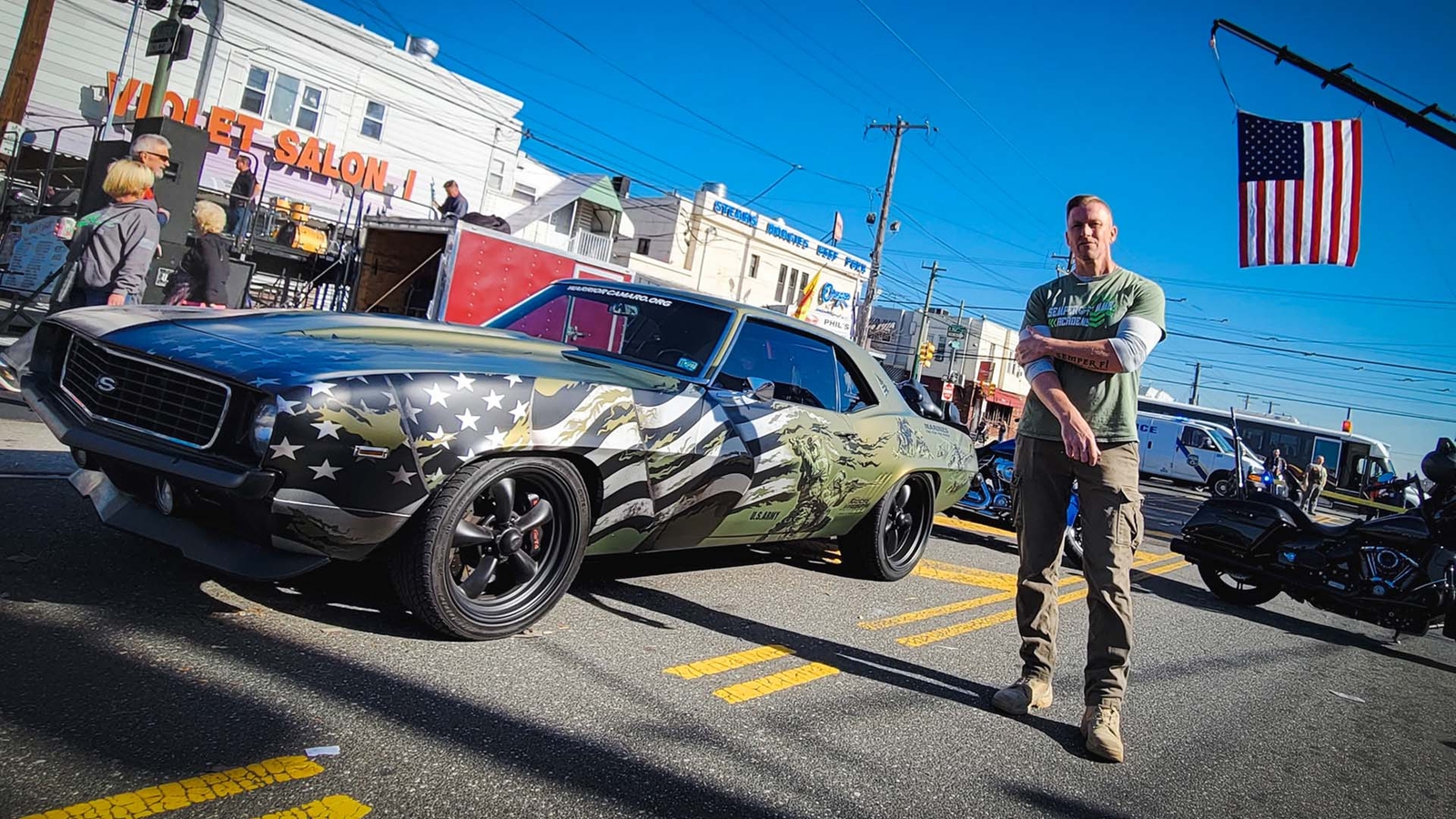 This veteran's military-themed car travels the country for a good cause ...