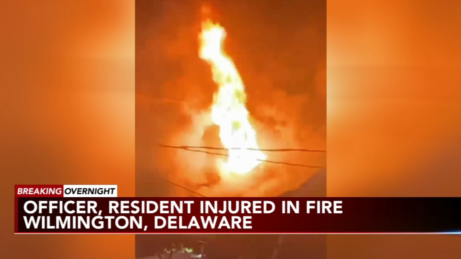 Wilmington house fire sends man, Elsmere police officer to the hospital ...