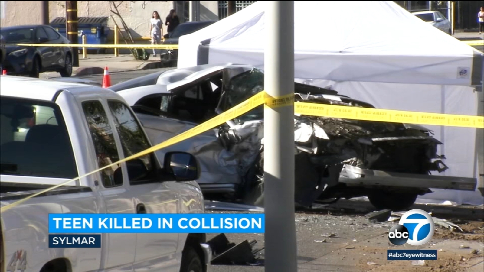 Los Angeles crash: Teen boy killed after crashing head-on into pickup ...