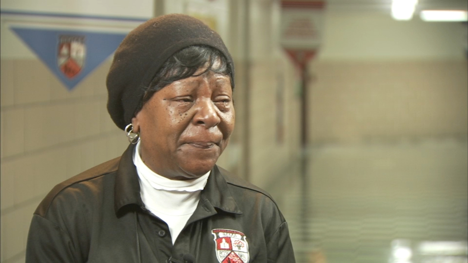 Mays Academy school security officer Jacqueline Bradfield helps keep ...