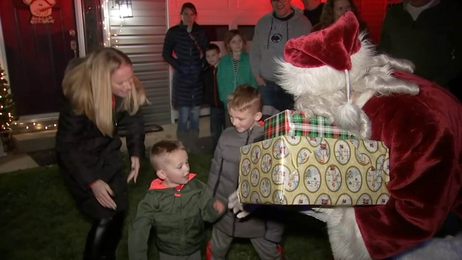 A special Christmas surprise for one Feasterville, Pennsylvania family ...