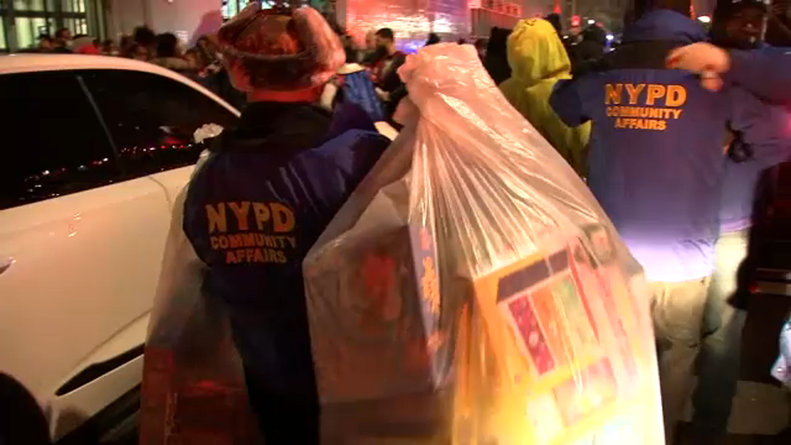 NYPD out in full force delivering toys to kids in need across New York ...