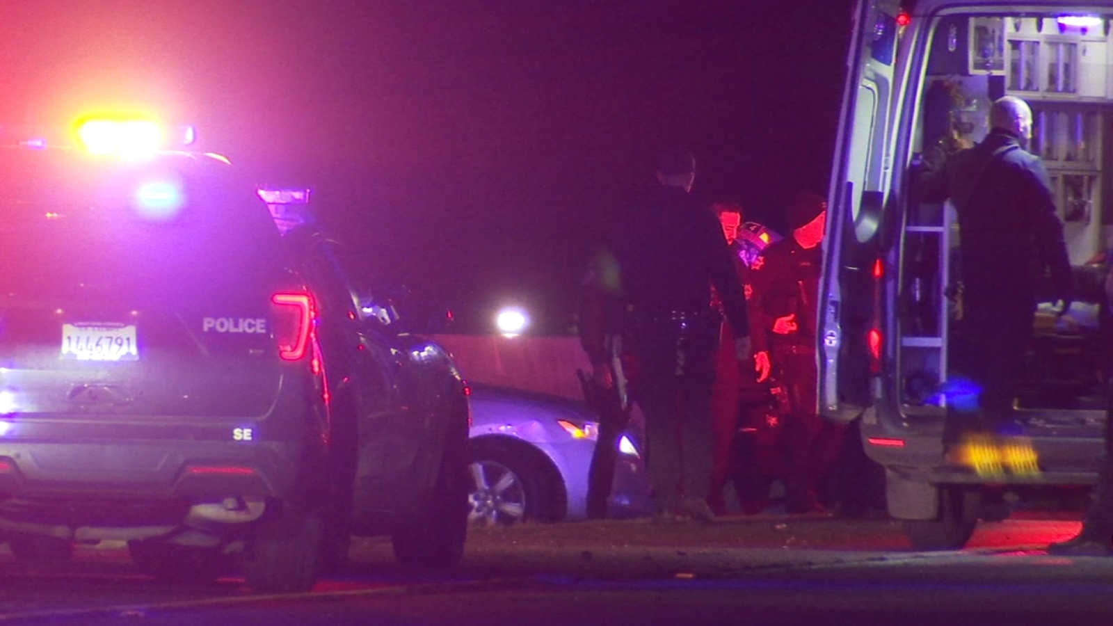 Four People Sent To The Hospital Following Police Car Crash On Highway