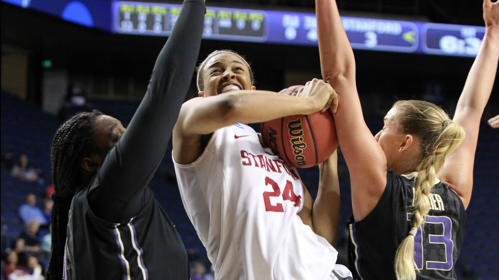 Stanford women fall 85-76 to Washington in regional final - ABC7 San ...