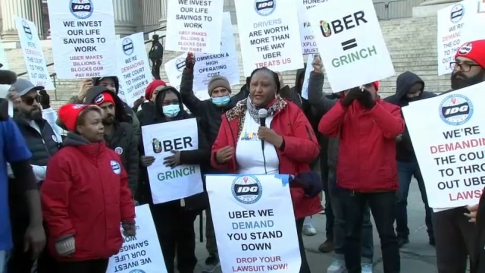 Uber drivers planning second 1-day strike in New York City - ABC7 New York