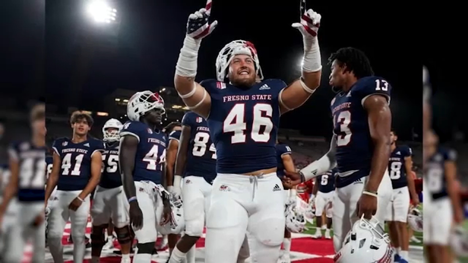 Good Sports: Fresno State Bulldog Cam Lamanuzzi trades jersey for new ...