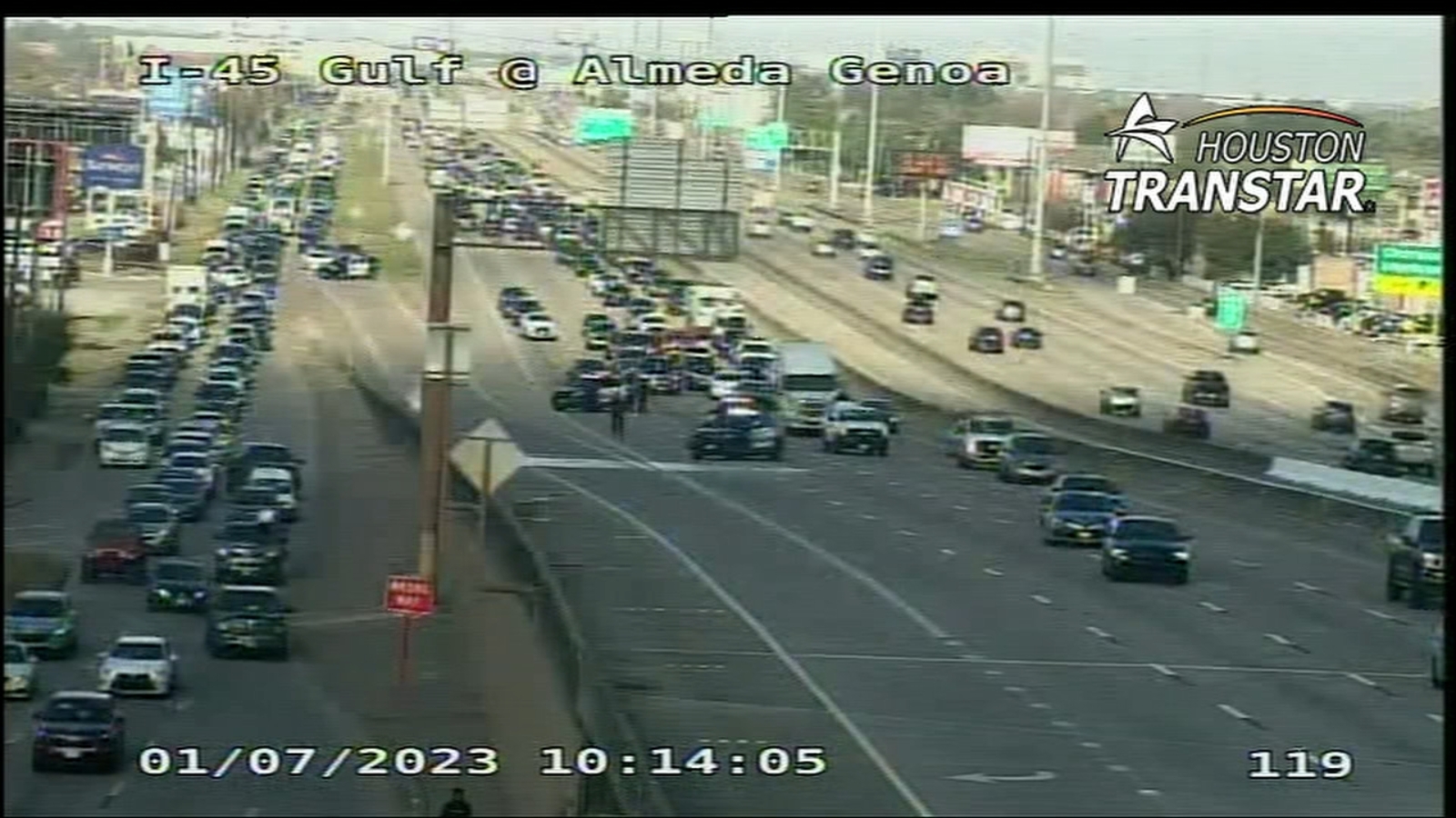 Houston traffic: Southbound Lanes open at Edgebrook and Clearwood Drive ...
