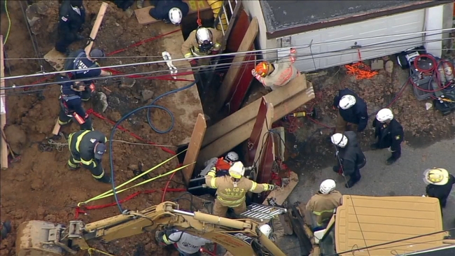Pennsylvania trench collapse: Worker freed after 8 hours; wife tells ...
