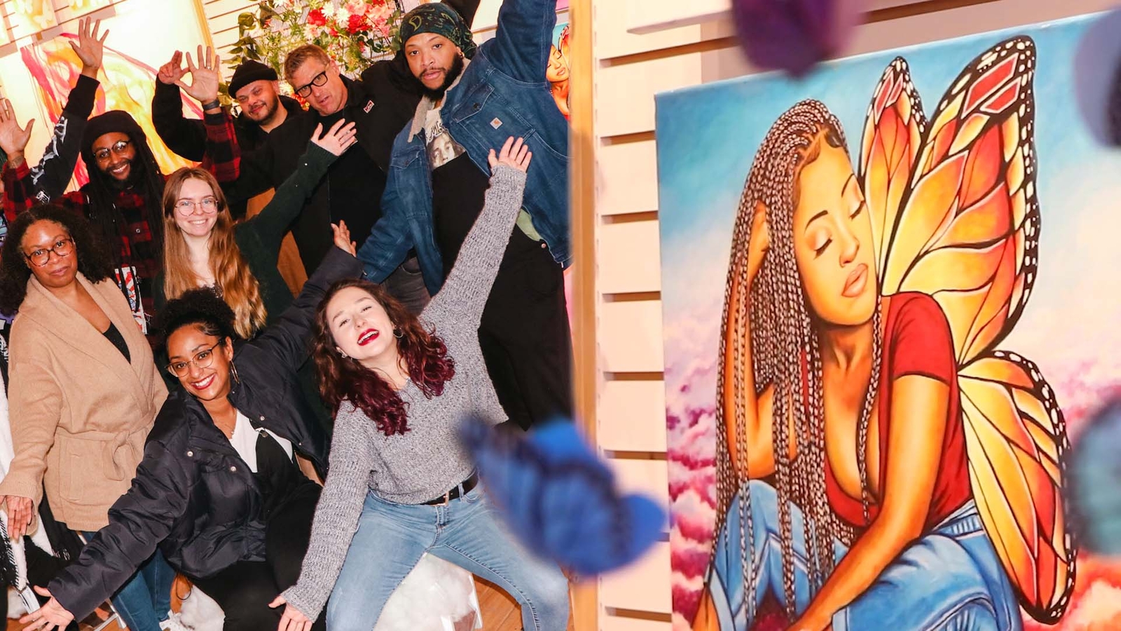 From vacant to vibrant: Artists transform empty store into limited-time ...