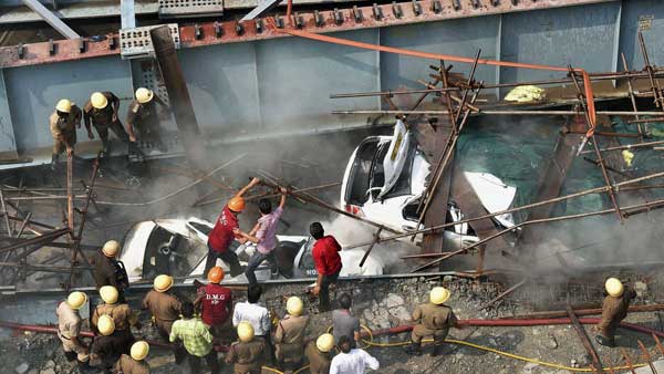 PHOTOS: Deadly highway overpass collapse in India - 6abc Philadelphia