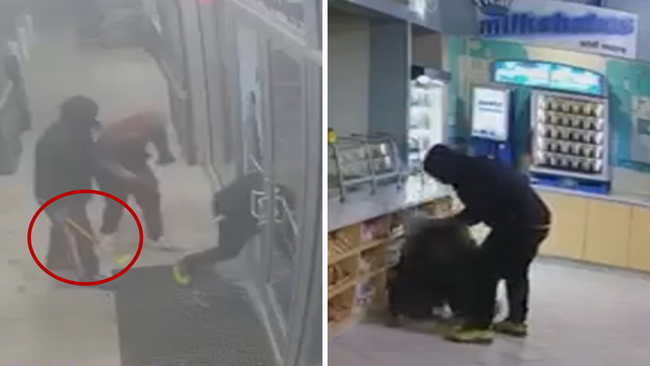 Purse snatching: Video shows woman being shoved to ground by suspect ...