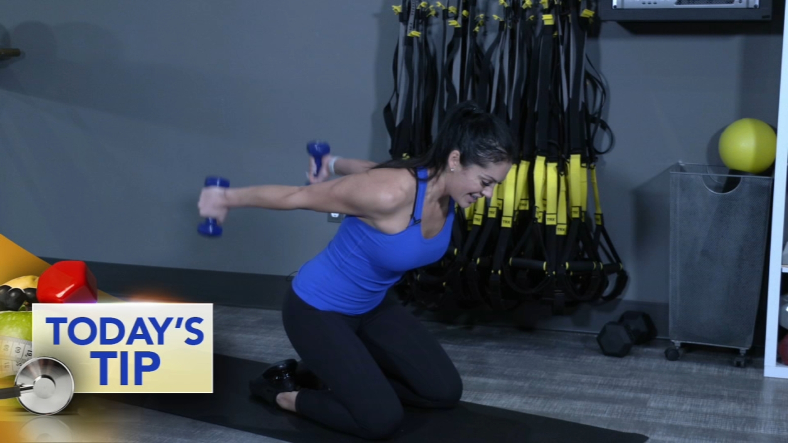 Reverse fly, row, tricep extension - Today's Tip - 6abc Philadelphia