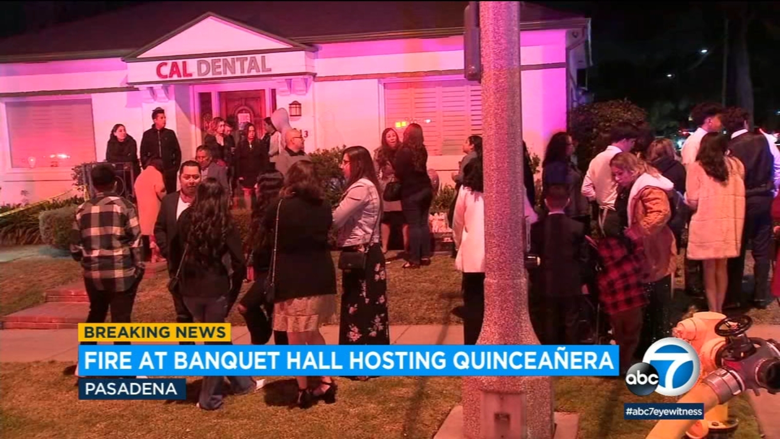 Fire breaks out at Pasadena banquet hall hosting quinceañera; worker ...