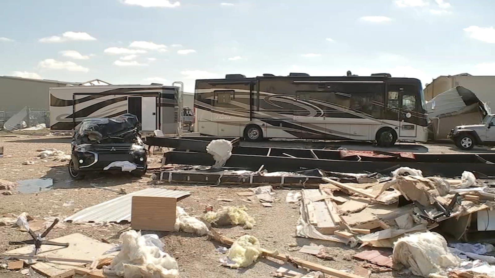 Pasadena tornado: Texas traveling couple in motorhome say they're ...