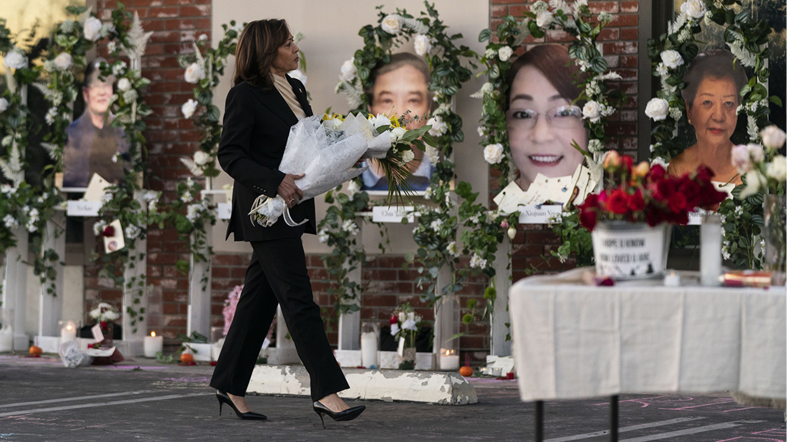 Vice President Kamala Harris visits Monterey Park to meet with victims ...