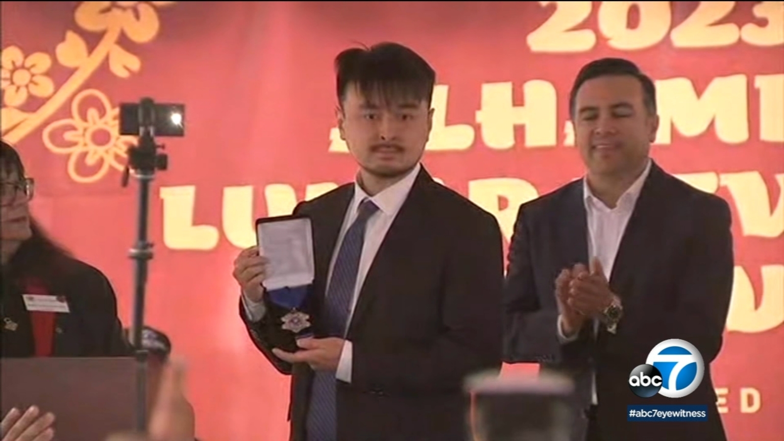 Alhambra marks Lunar New Year and honors Brandon Tsay, man who disarmed ...