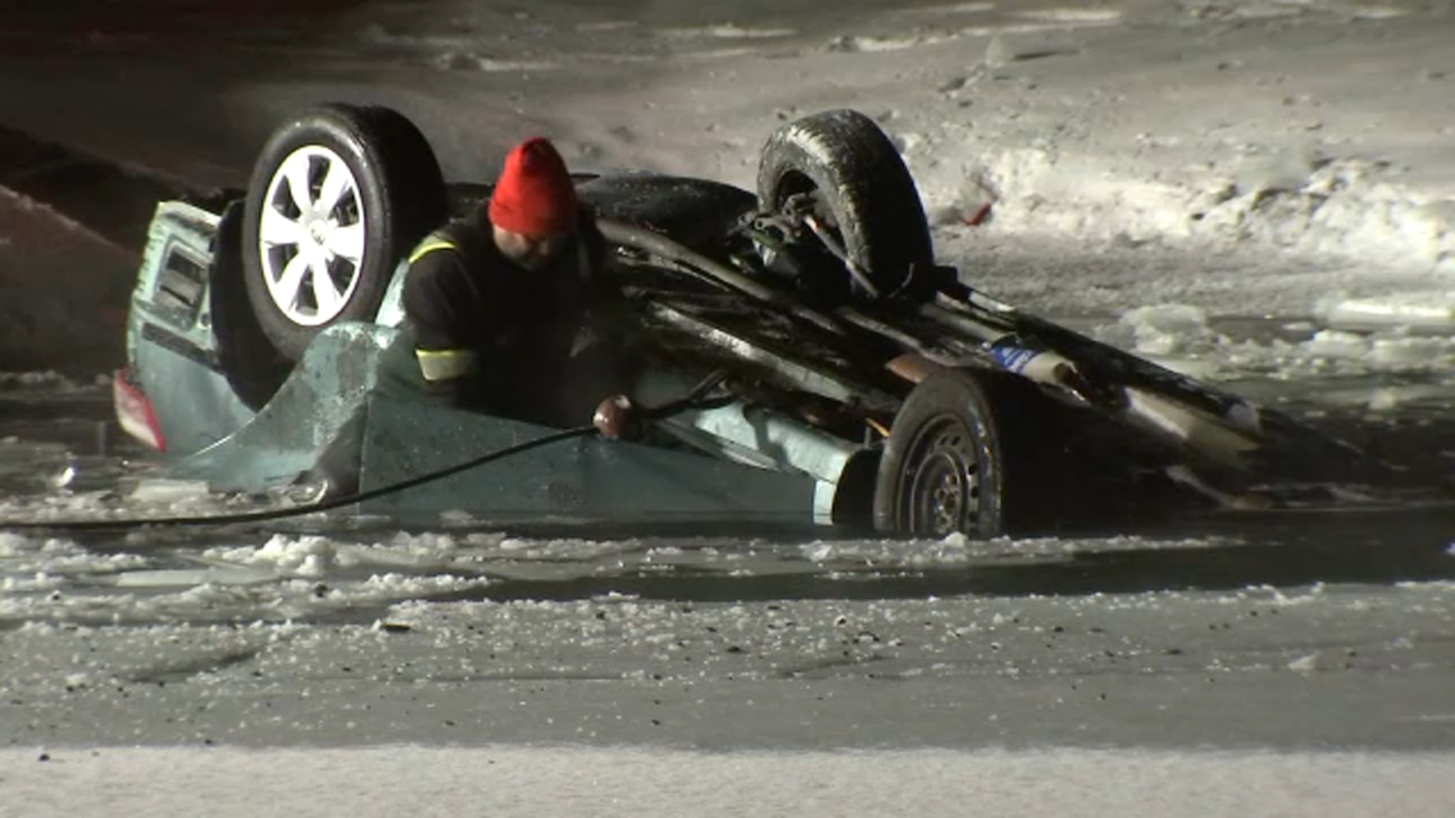 Aurora crash: Driver killed after car plunges into retention pond off ...