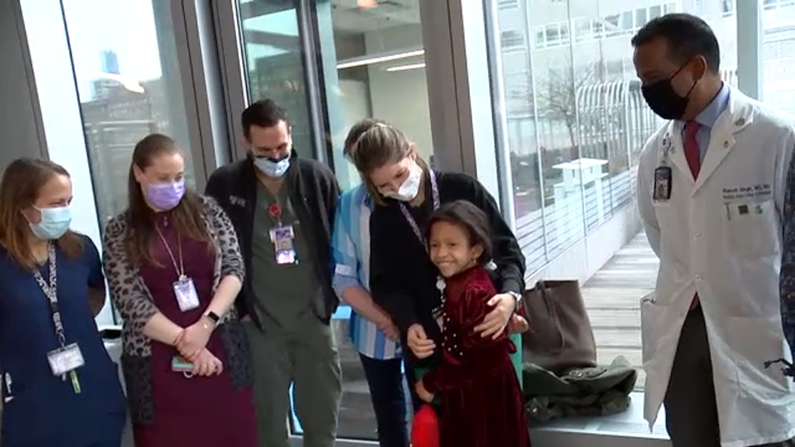 10-year-old Bronx girl celebrates 'Heart-a-versary' after successful ...
