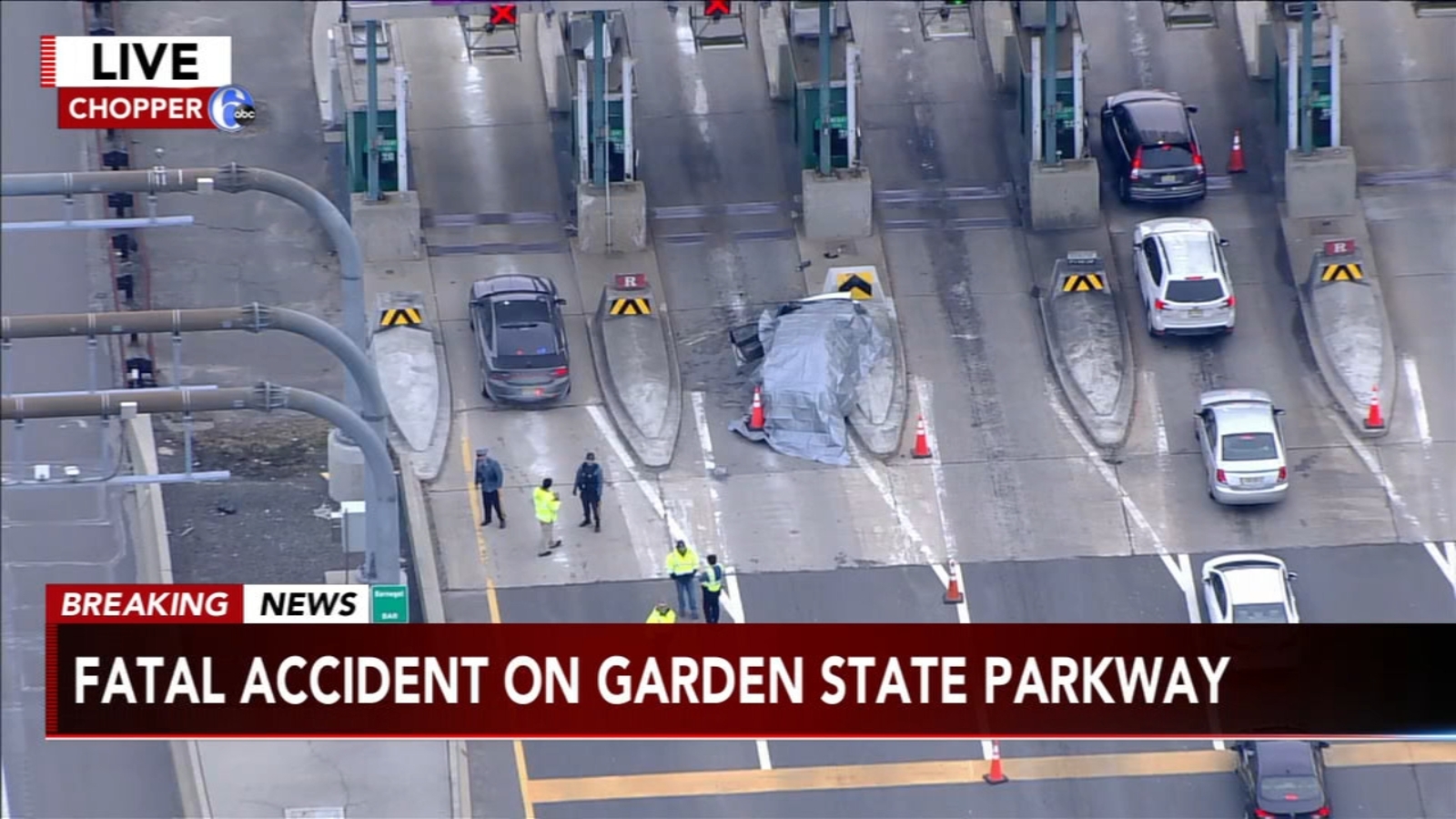 Driver killed in crash at Barnegat Toll Plaza on Garden State Parkway ...