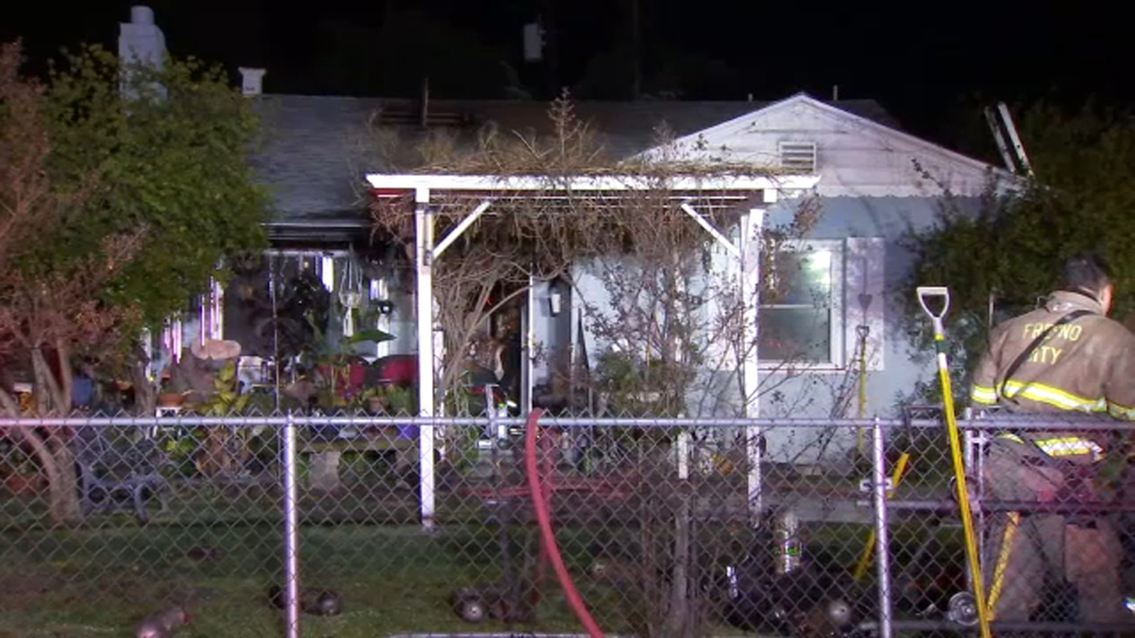 Family displaced after house fire in central Fresno - ABC30 Fresno