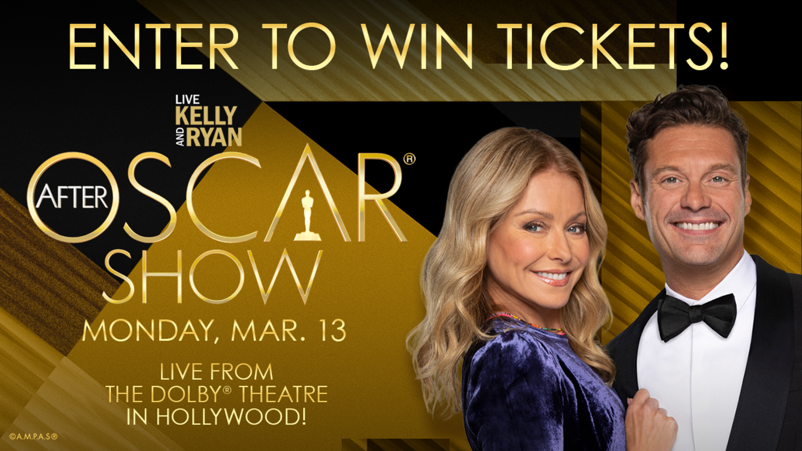 ABC7 wants to give you a chance win VIP tickets to "LIVE's After Oscar ...