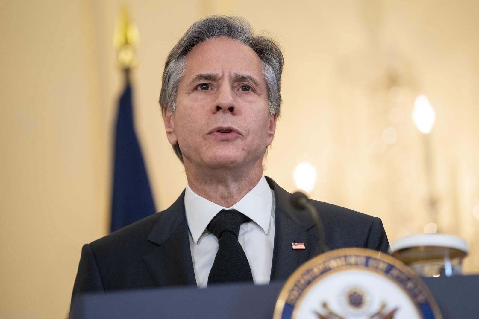 US Secretary of State Antony Blinken, other State Department officials ...