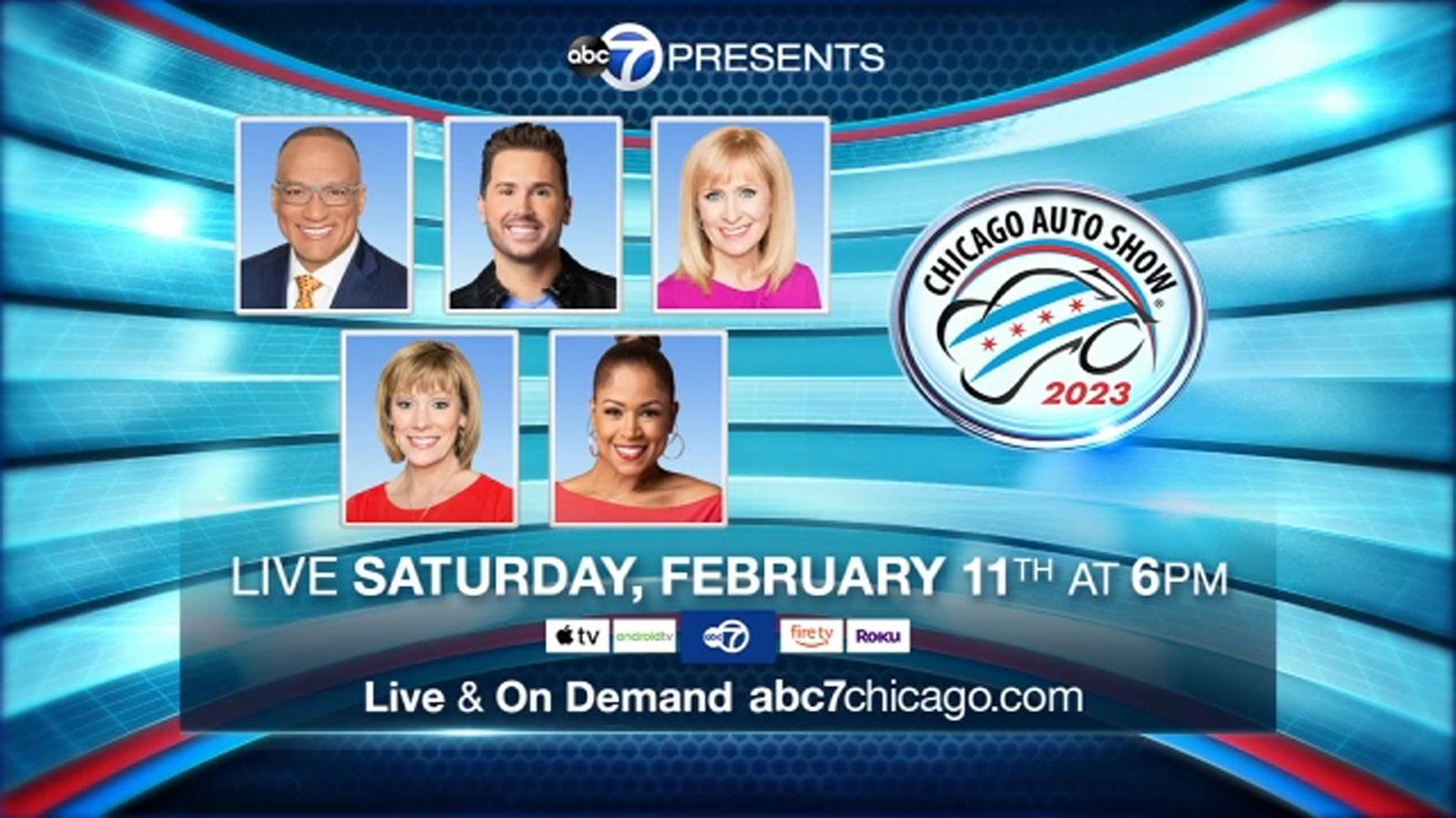 ABC 7 Chicago to present 'The 2023 Chicago Auto Show' live on Saturday, February 11 at 6 p.m ...