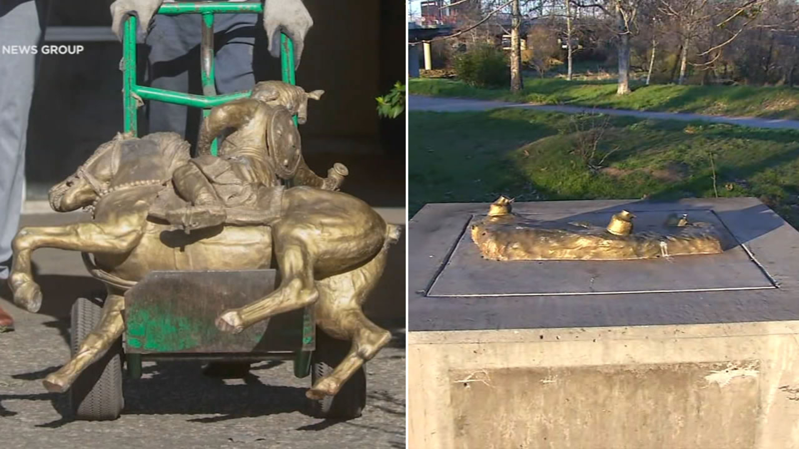 San Jose statue depicting Indian ruler Chhatrapati Shivajii Maharaj ...