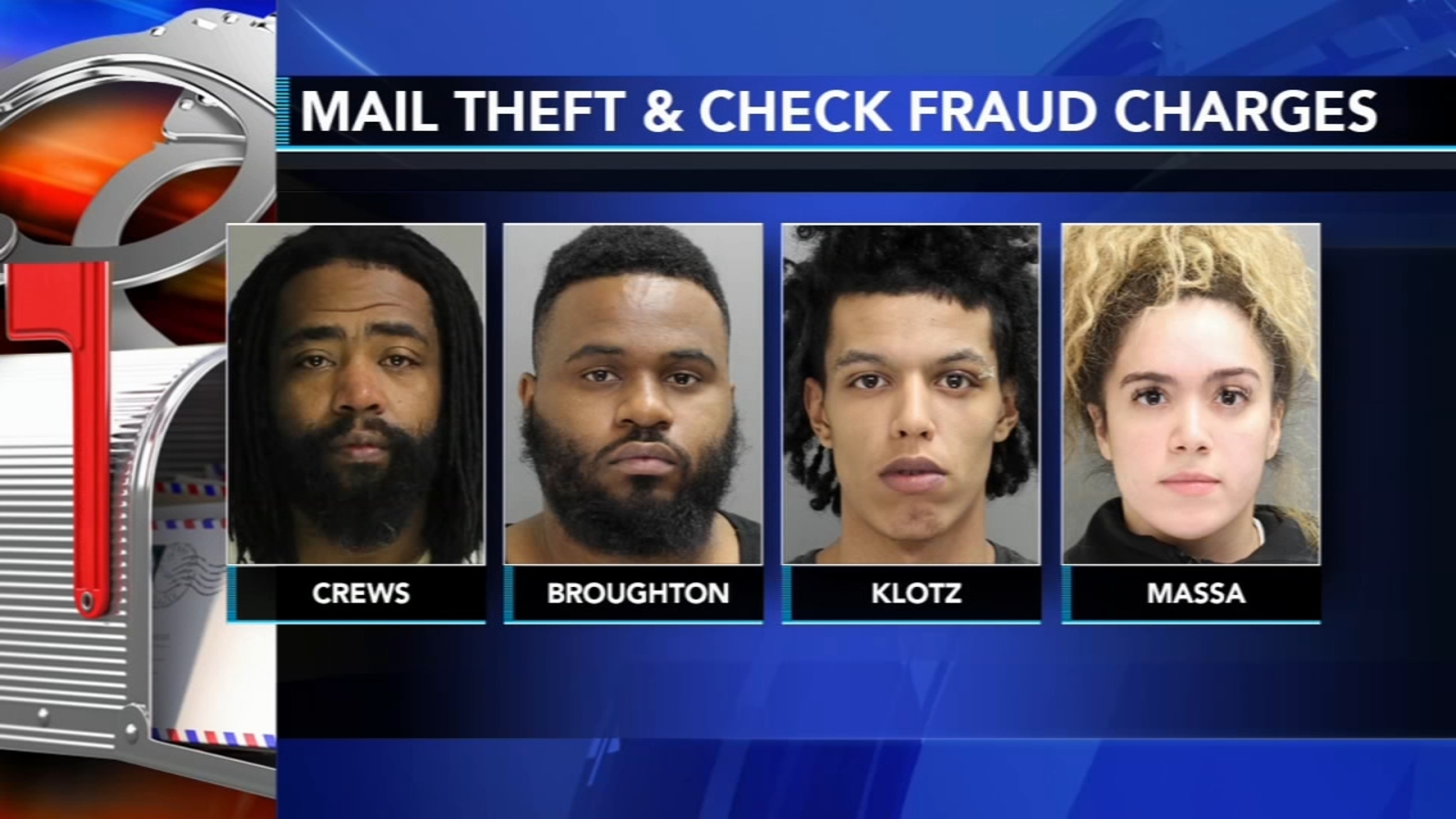 Upper Merion police arrest 4 for mail theft, check fraud; at least 2 ...