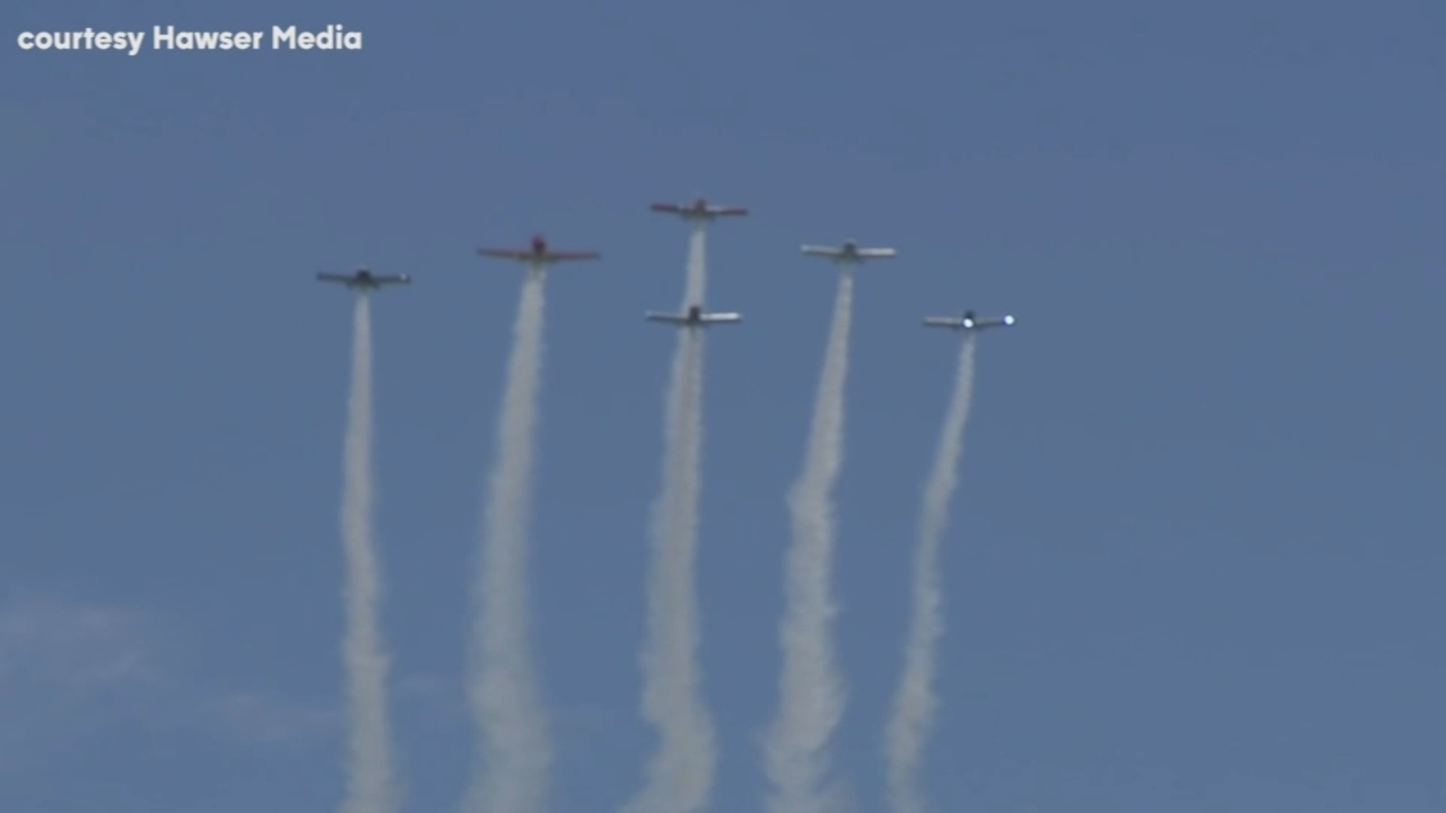 All veteran flight team completes flyover for NHL Stadium Series ...