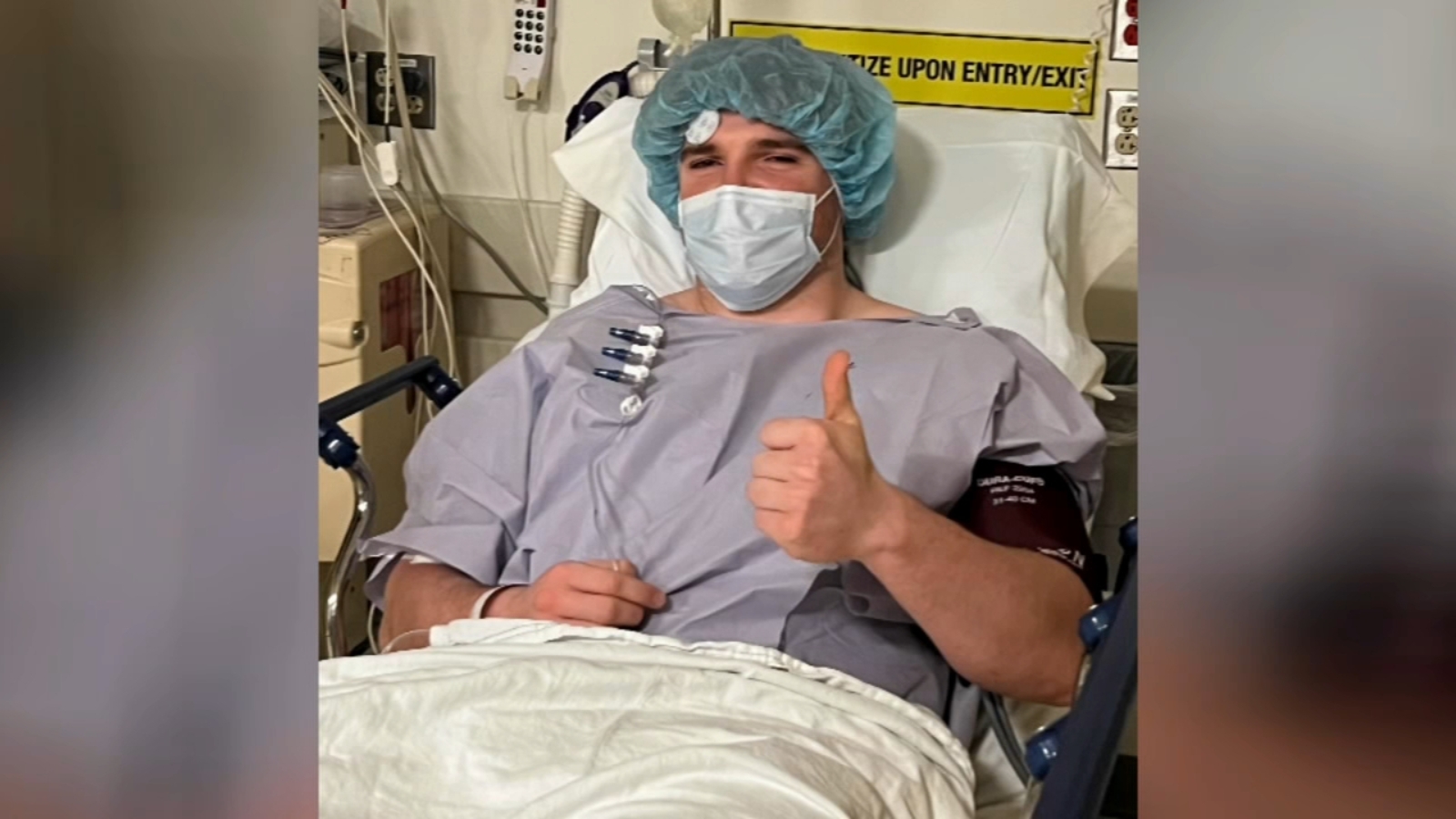 Football player helps encourage bone marrow donors - 6abc Philadelphia